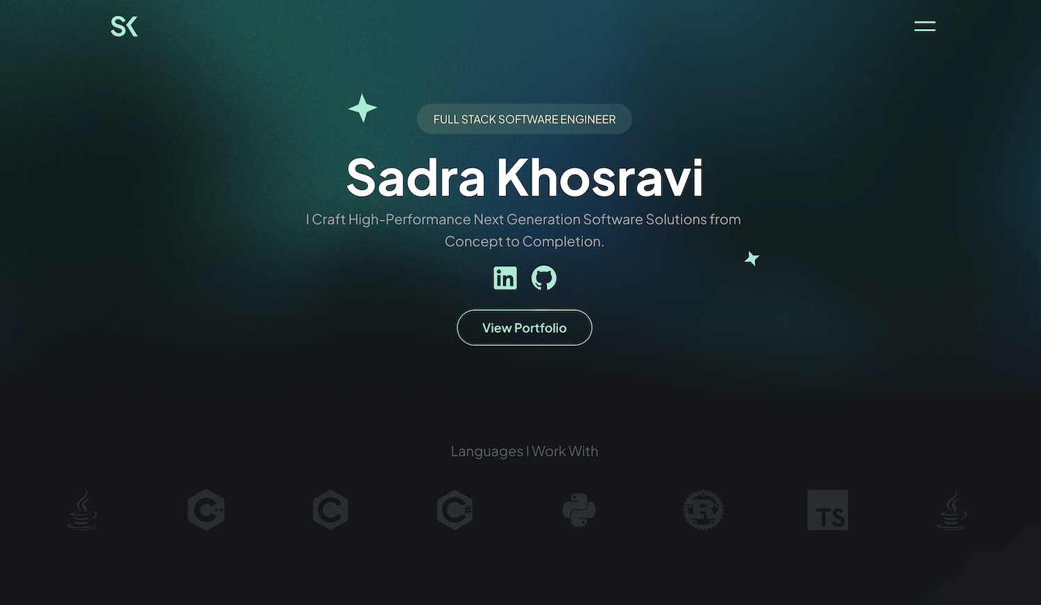Sadra Khosravi - Software Engineer Based in Vancouver